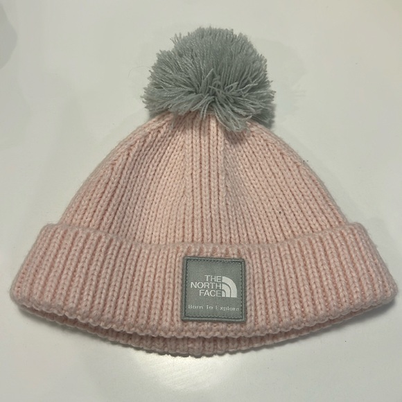 The North Face | Accessories | Knotty Face Baby Pom Hat Pink | Poshmark